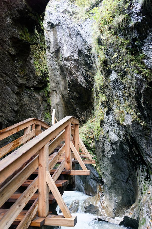 Walk through the Impressive Sigmund Thun Klamm in Austria Stock Image ...