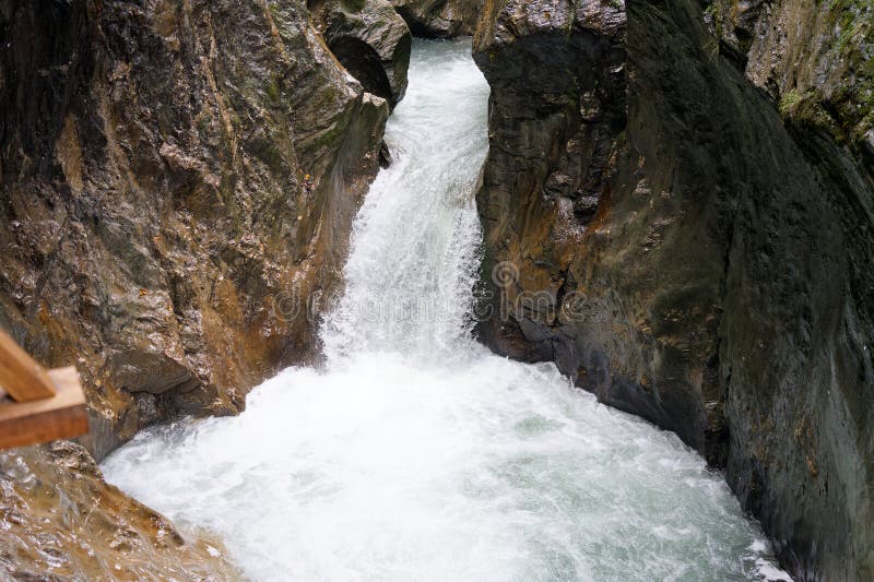 Walk through the Impressive Sigmund Thun Klamm in Austria Stock Photo ...