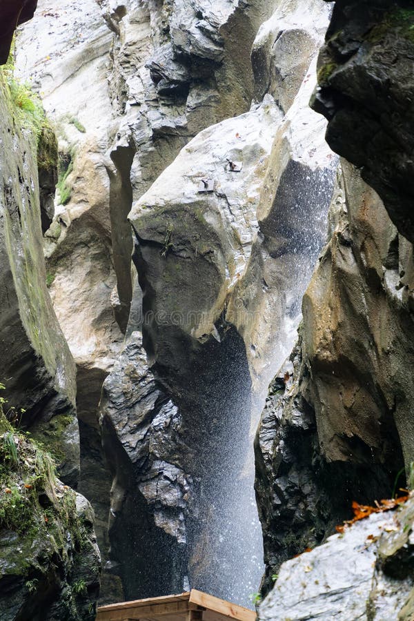 Walk through the Impressive Sigmund Thun Klamm in Austria Stock Photo ...
