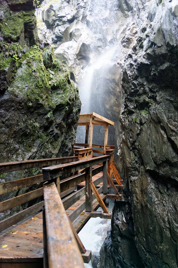 Walk through the Impressive Sigmund Thun Klamm in Austria Stock Image ...