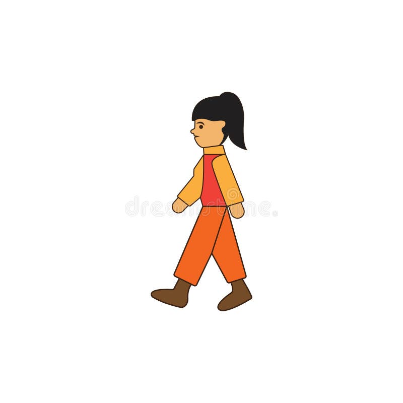 Walk logo vector stock vector. Illustration of isolated - 234966217