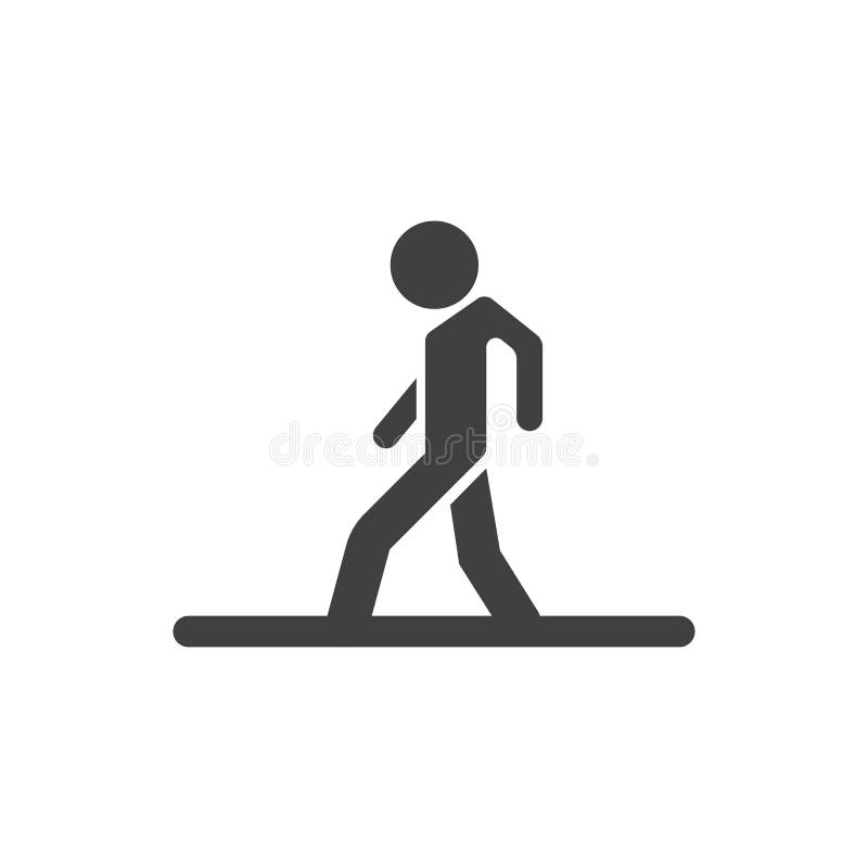 Walk logo vector stock vector. Illustration of human - 234966233