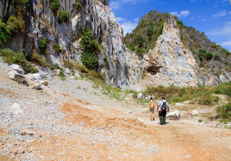 A walk in the mountains stock image. Image of hiker, leisure - 24807549