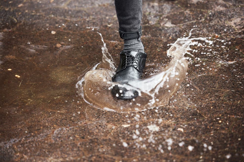 Walk through Obstacles with Pride. a Unrecognizable Man Walking in a ...