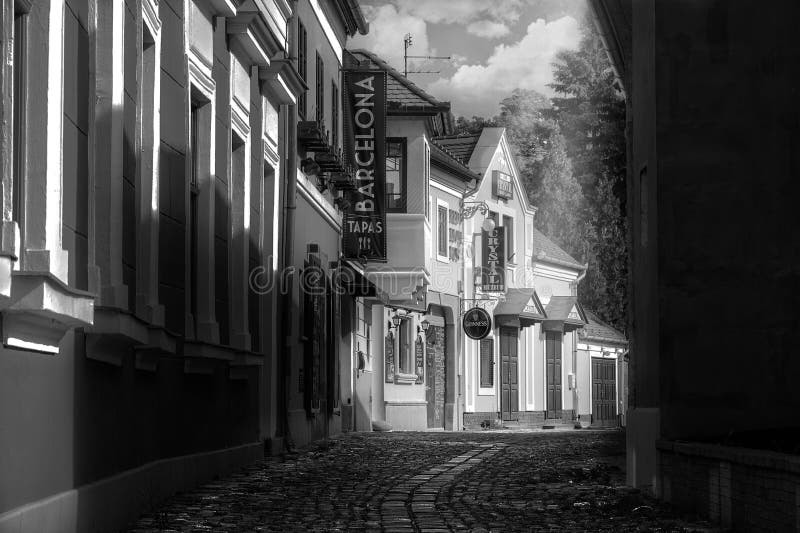 Walk in the old town editorial image. Image of windows - 107028675