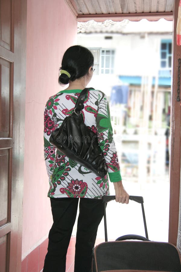 Walk out the door stock photo. Image of person, packing - 6966138