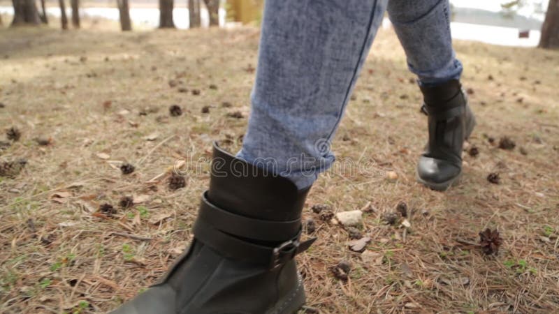 Walk in the Park and Legs in the Frame Stock Video - Video of harmony ...