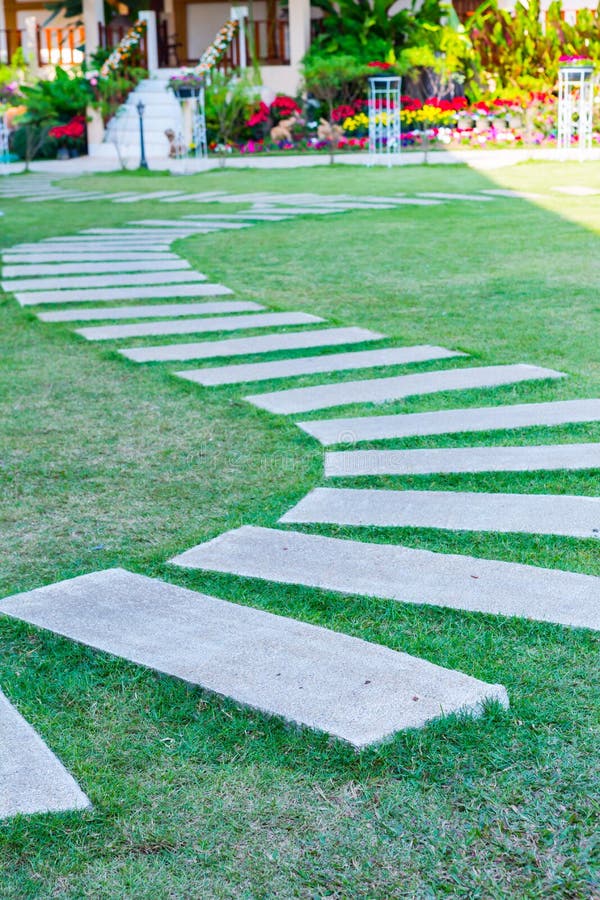 The Walk path in the park stock image. Image of natural - 35930653