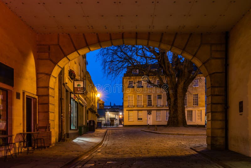 Walk Round Bath Historic City Centre , Editorial Image - Image of ...