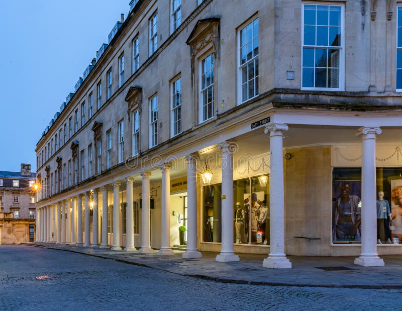 Walk Round Bath Historic City Centre Editorial Stock Image - Image of ...