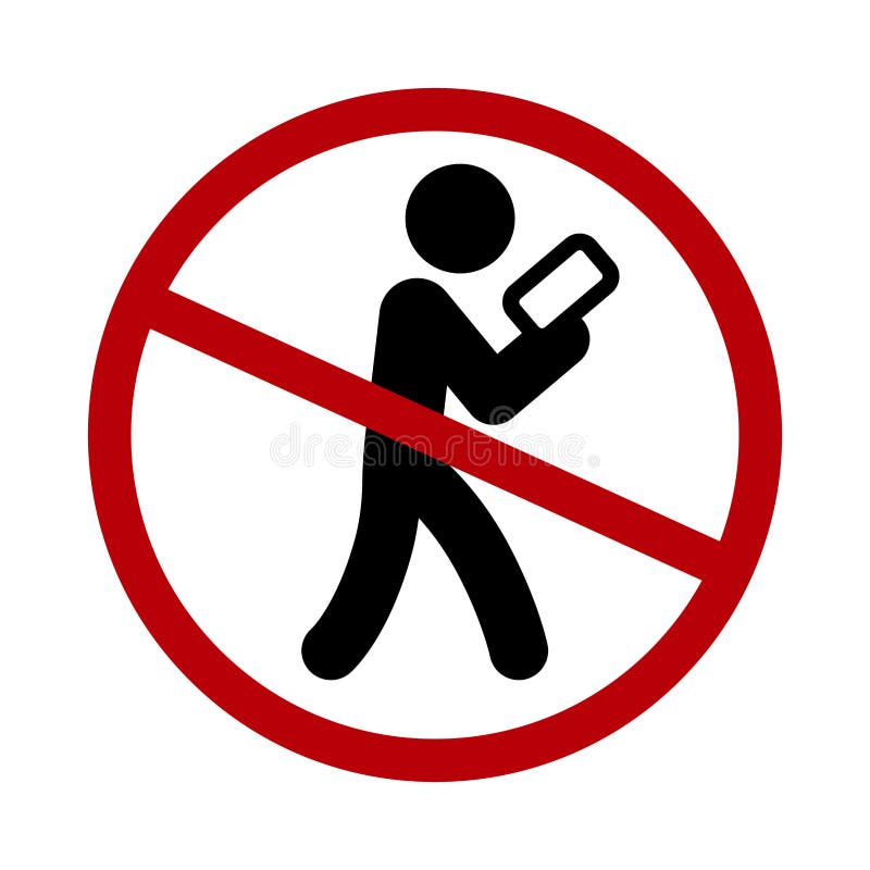 Walk safely caution sign stock vector. Illustration of icon - 166448372