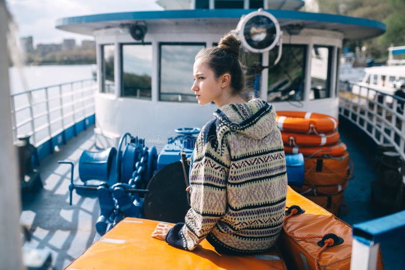 Walk by the ship stock image. Image of beginning, spring - 95020865