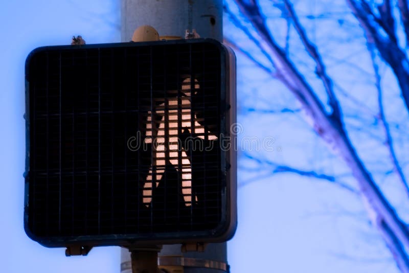 Walk sign stock photo. Image of stop, urban, control, equipment - 7671188