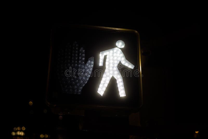 Walk this way stock image. Image of logo, signage, walk - 200862275