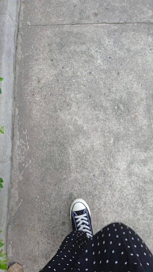 Walk in Silence and Solitude Accompanied by Dear Shoes Stock Photo ...