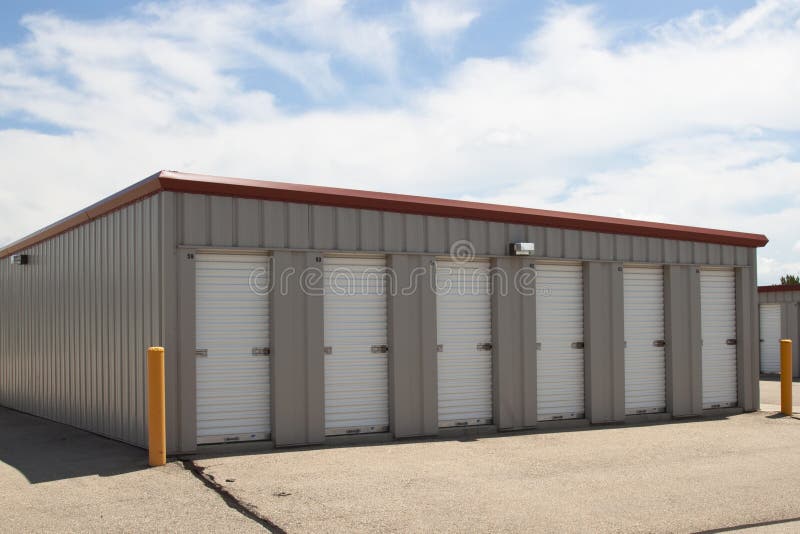 Rental Storage Units stock photo. Image of storage, space - 9623394