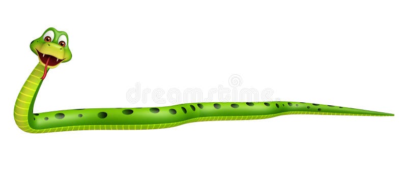 Walk Snake Cartoon Character Stock Illustration - Illustration of ...