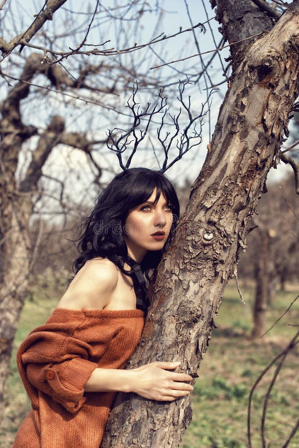 Walk in the Spring through the Fabulous Garden Stock Image - Image of ...