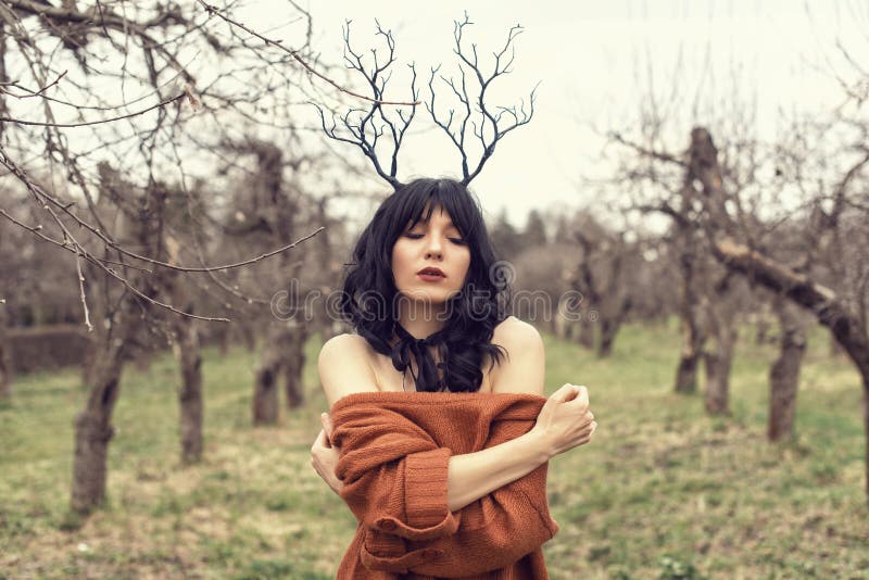 Walk in the Spring through the Fabulous Garden Stock Image - Image of ...