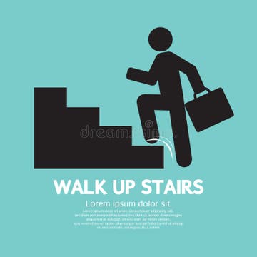 Walking Up Stairs Icon Stock Illustrations – 783 Walking Up Stairs Icon ...