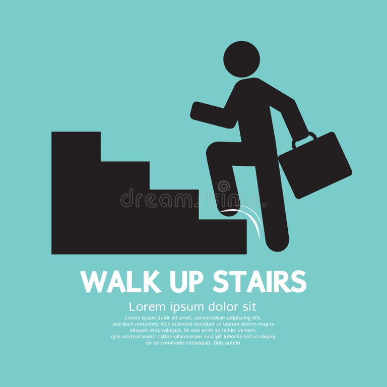 Walking Up Stairs Icon Stock Illustrations – 783 Walking Up Stairs Icon ...