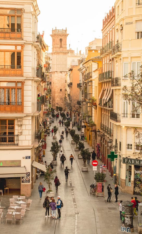 A walk through Valencia editorial stock photo. Image of monuments ...