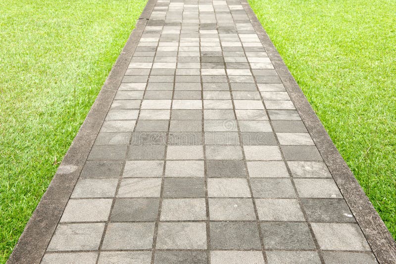 Walk way stock photo. Image of outdoor, concrete, tile - 18786076