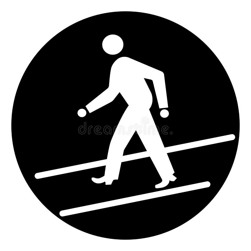 Walk-Way Symbol Sign, Vector Illustration, Isolate on White Background ...
