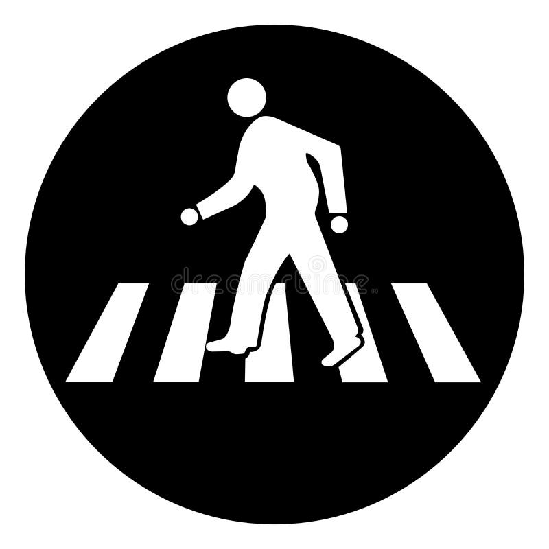 Walk-Way Symbol Sign, Vector Illustration, Isolate on White Background ...