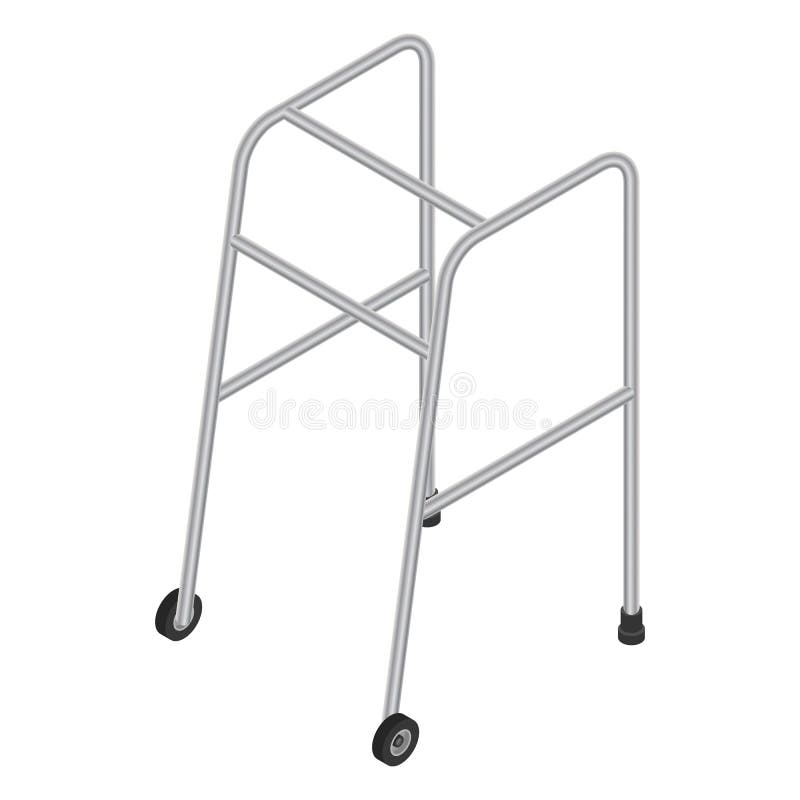 Walk Wheel Stand Icon Set, Isometric Style Stock Vector - Illustration ...