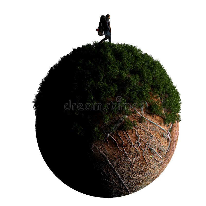 Walkabout stock illustration. Illustration of explore - 76584622