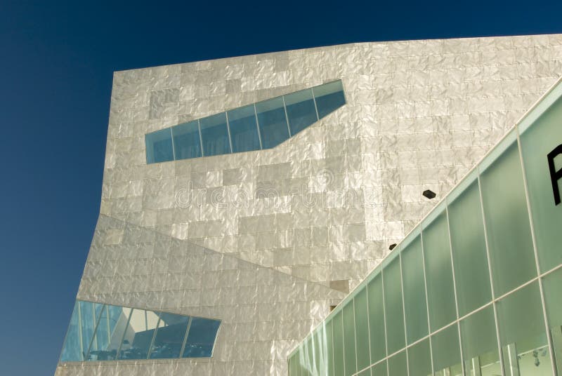 Walker Art Center stock photo. Image of blue, reflective - 12872670