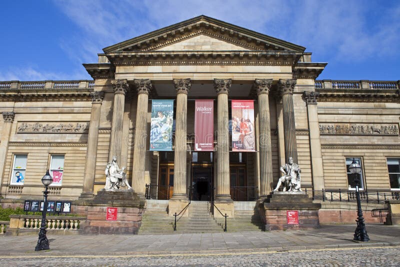 Spirit of Liverpool Statue on the Walker Art Gallery Building Editorial ...