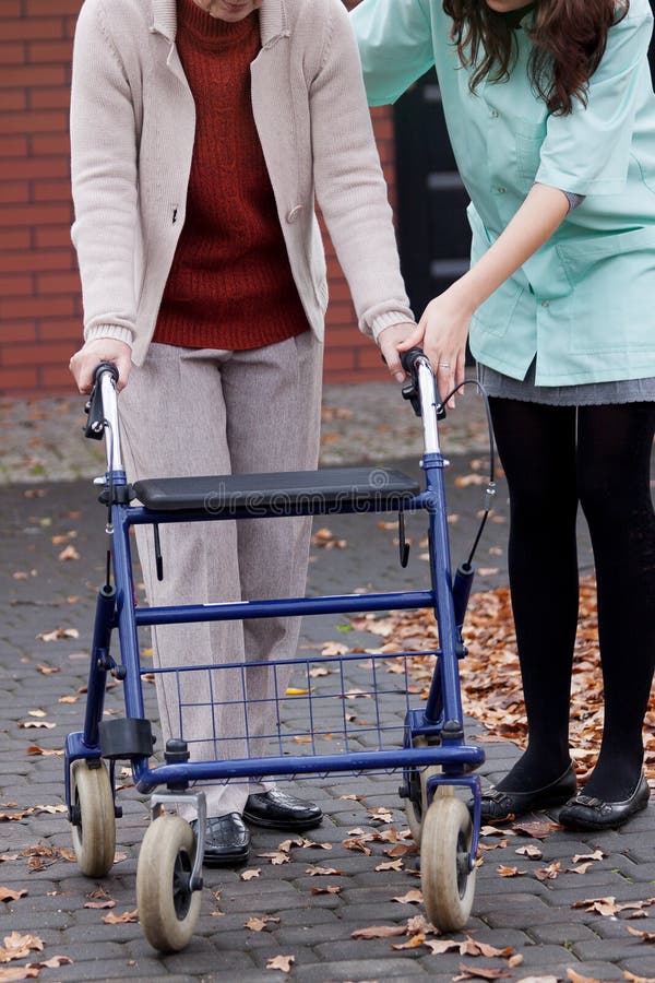Walker stock image. Image of home, nursing, mobility - 35555841