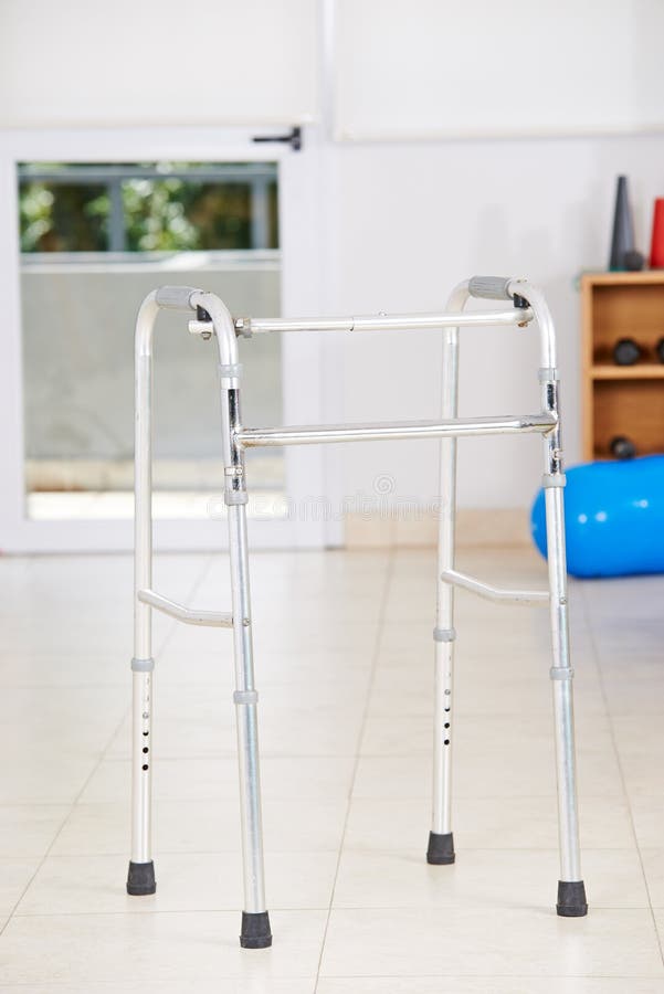 Walker in physiotherapy stock photo. Image of transportation - 61035828