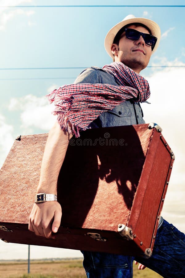 Walking stock photo. Image of concept, model, male, railroad - 21430066