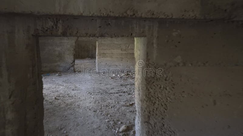 Walking in Abandoned, Old Building. Stock Footage - Video of tale ...