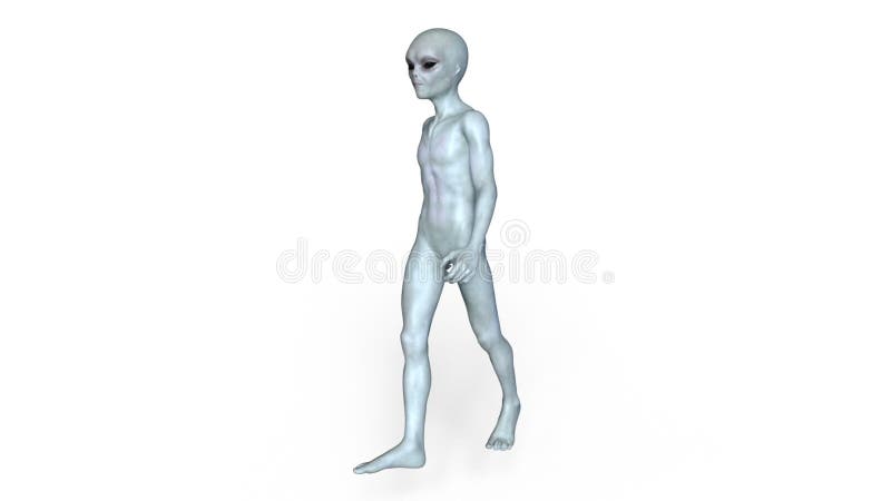 Walking alien stock video. Video of alien, mystery, science - 86483109
