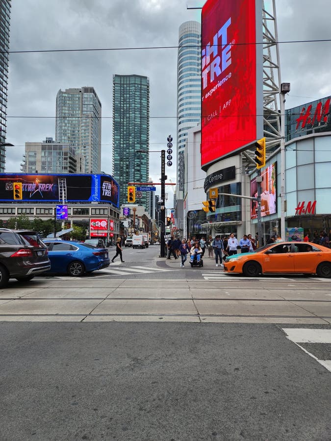 Walking Around Downtown Toronto Editorial Stock Photo - Image of ...