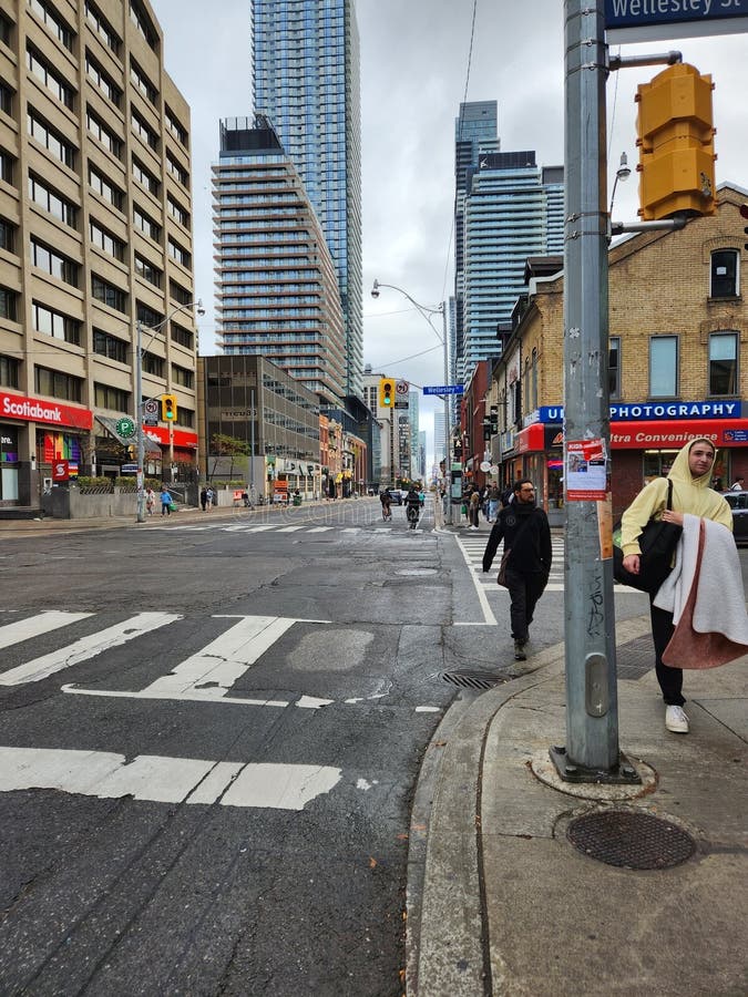 An Afternoon Walk Around Downtown Toronto Editorial Stock Photo - Image ...