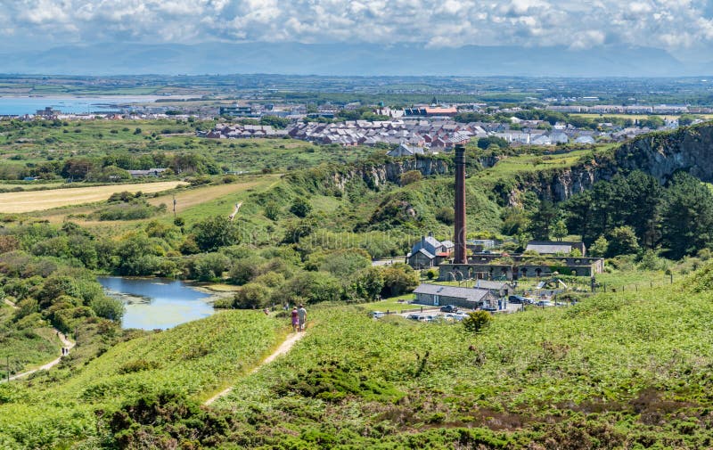 Walking Around Holyhead Breakwater Park Anglesey Stock Image - Image of ...