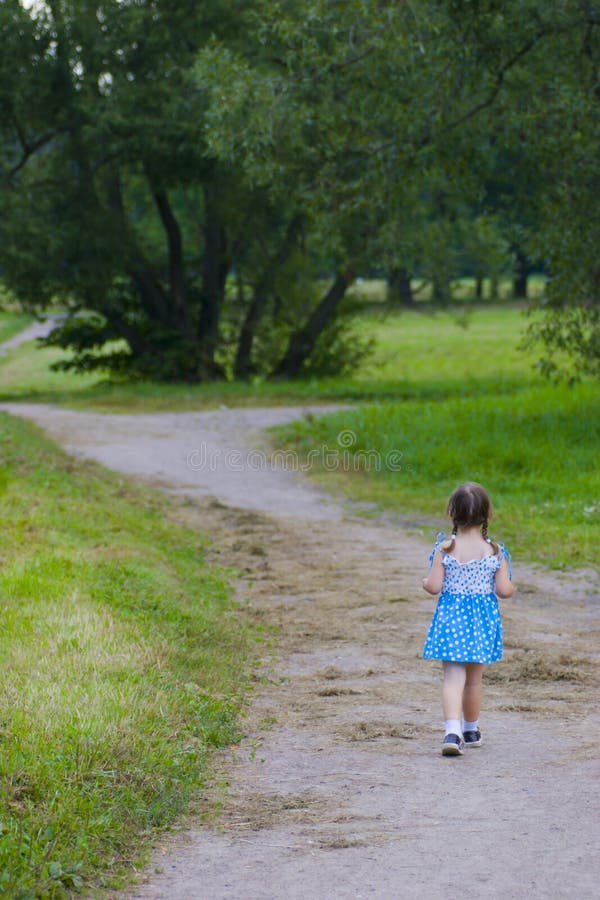 Walking away kid stock image. Image of lane, back, healthy - 3080707