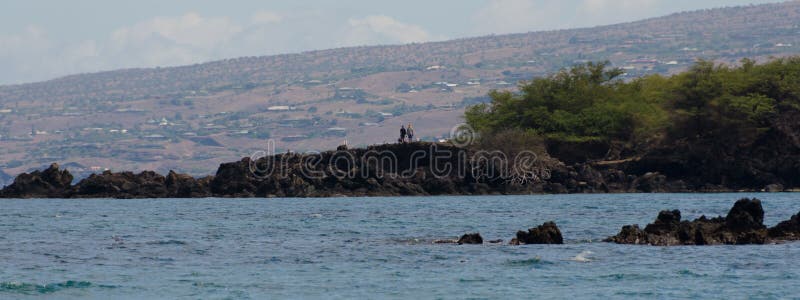 Walking on Beach in Puako Village Stock Photo - Image of seaside, coast ...