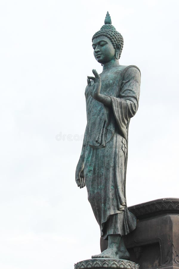 The walking buddha posture stock image. Image of posture - 26209013