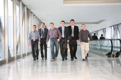 Walking business team stock photo. Image of group, move - 2274786