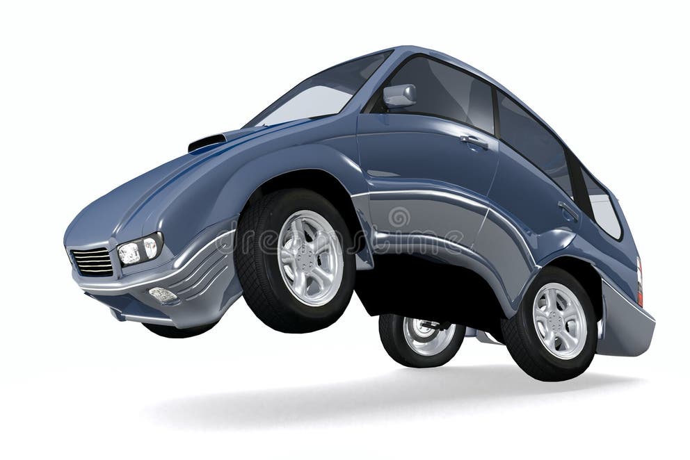 Walking car stock illustration. Illustration of contemporary - 996250