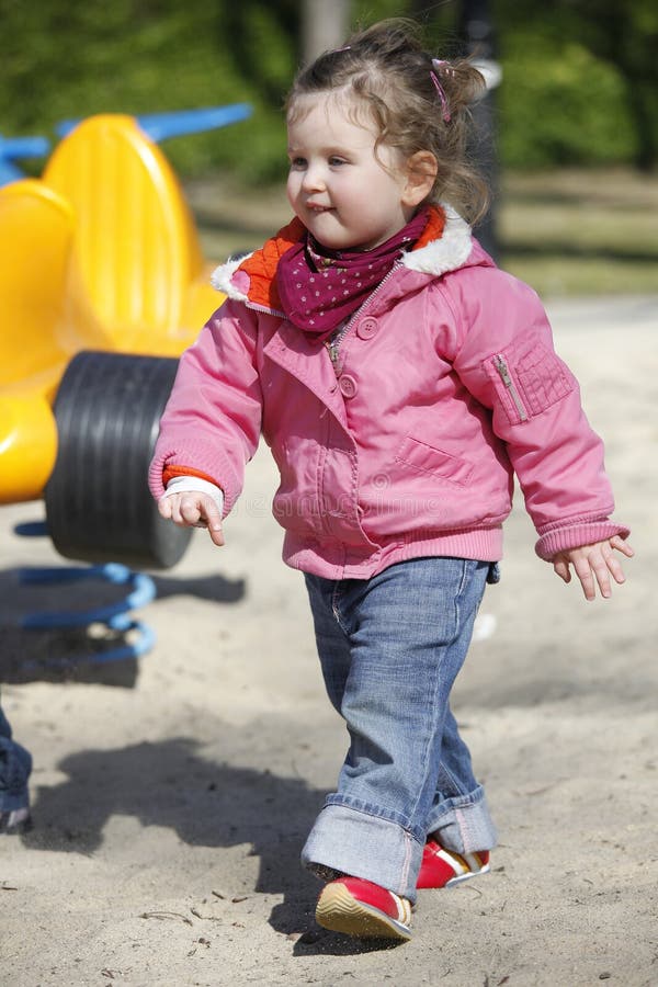 Walking child stock image. Image of girl, child, little - 15093721