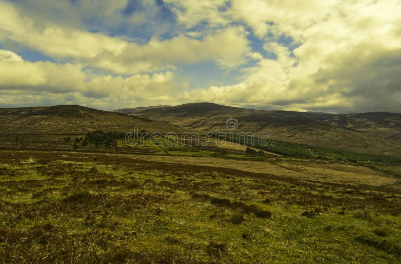 Walking in the Comeragh Mountains in the Springtime Stock Image - Image ...