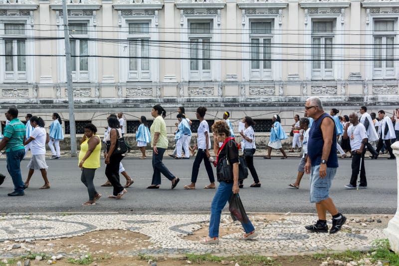 Are Walking during the Corpus Christ Procession Editorial Stock Photo ...
