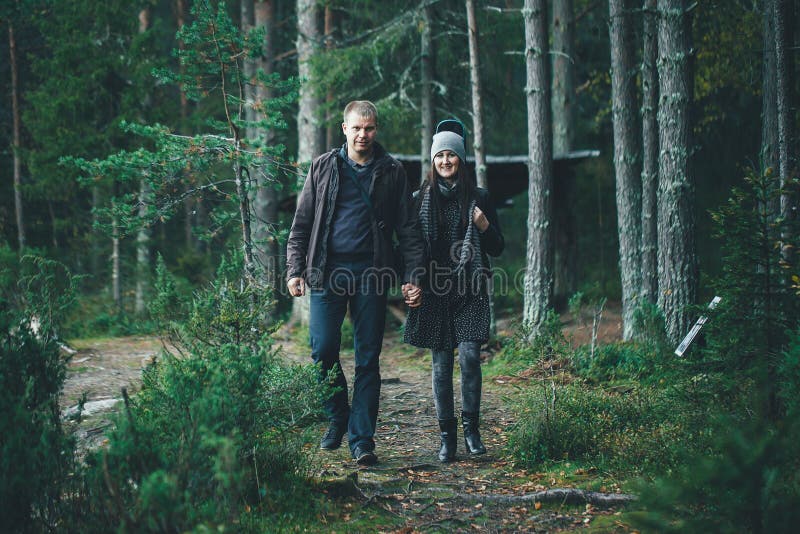 Walking Couple stock image. Image of bright, pathway - 87712825